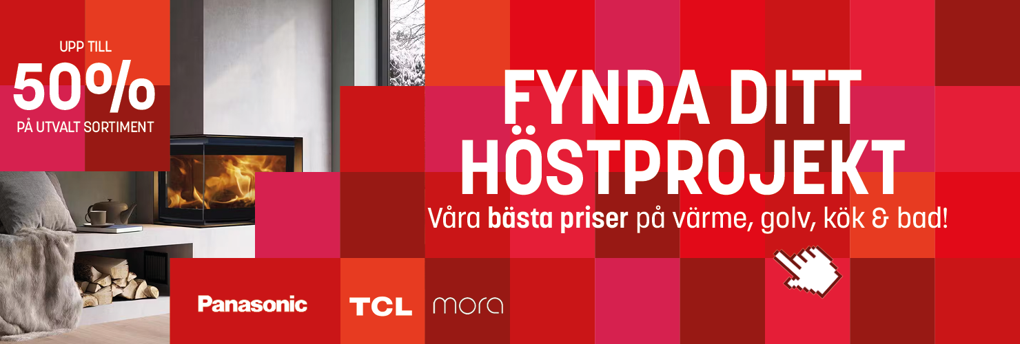 Produkter inom värme & ventilation | Bygghemma.se