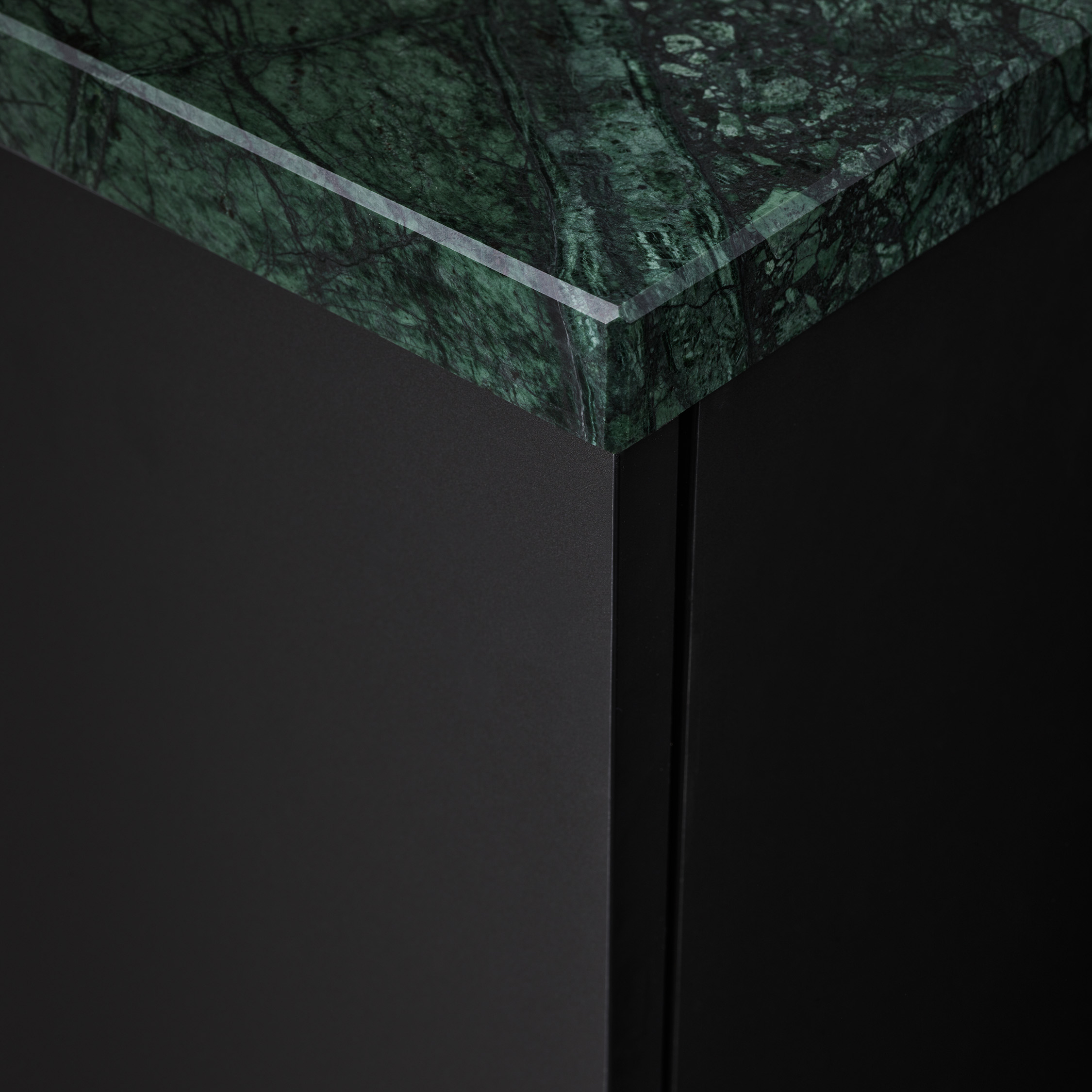 Bänkskiva Miller Badrum Sten 160 Grön Marmor, Hål för Blandare: Vänster ...