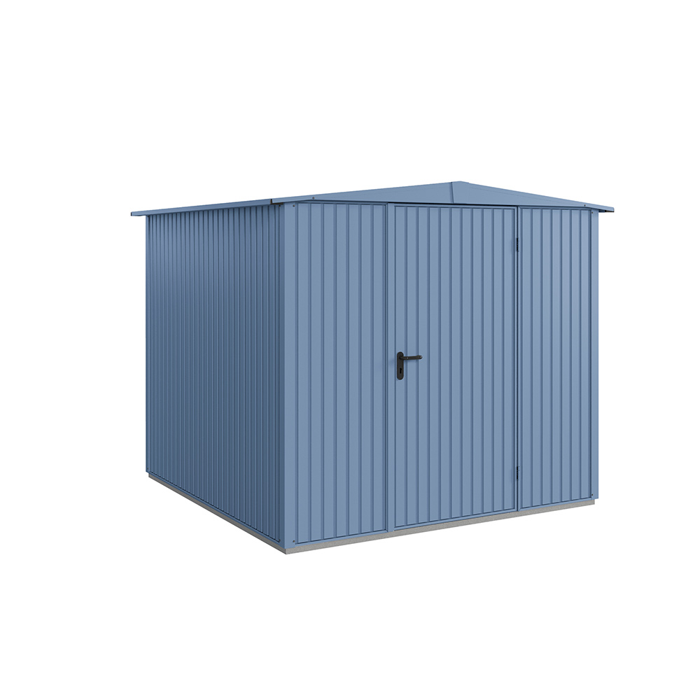 Redskapsbod Hörmann Sadeltak Classic 2588x2477 Duvblå- 1342082-RAL5014