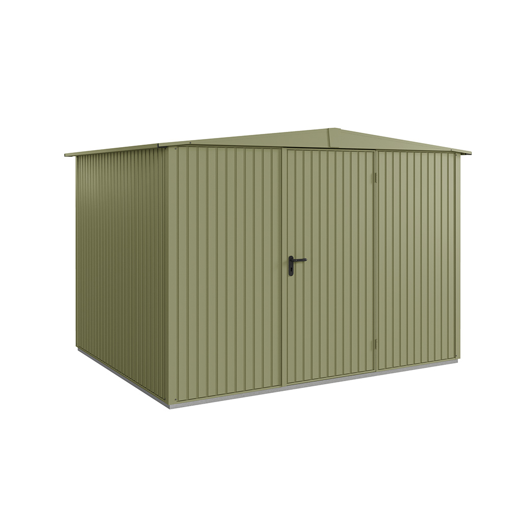 Redskapsbod Hörmann Sadeltak Classic 3236x2477 Vassgrön- 1342083-RAL6013