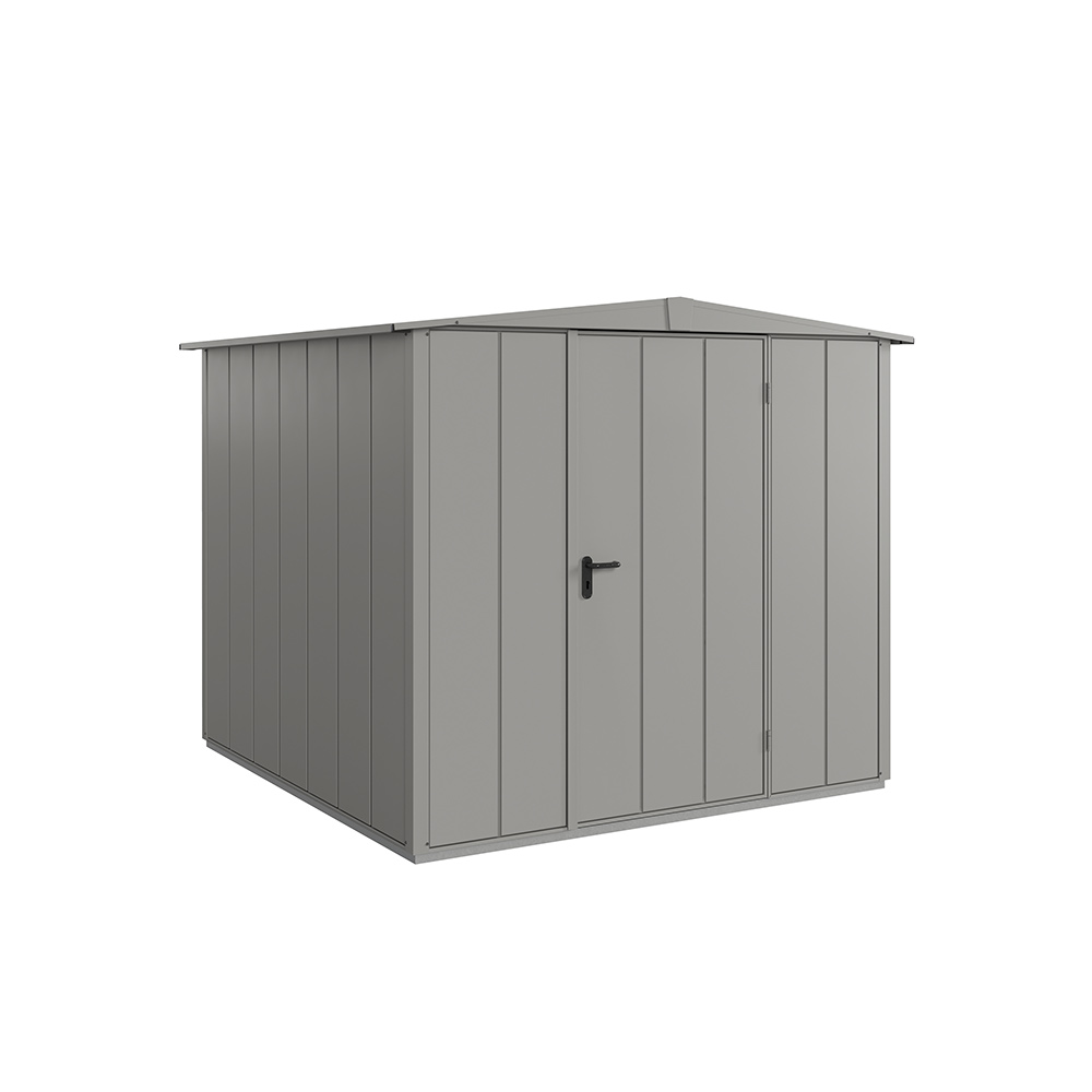 Redskapsbod Hörmann Sadeltak Modern 2479x2834 Grå aluminium- 1342092 ...