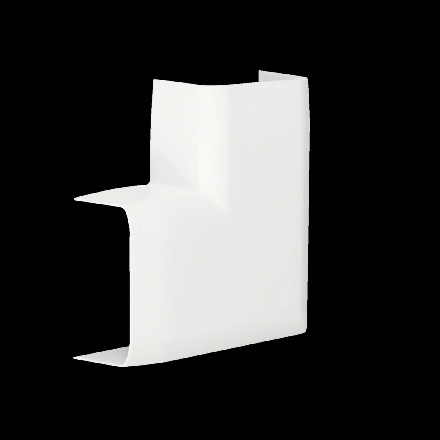 L-Vinkel till Minikanal Hager ATA/ATH Halogenfri Vit RAL 9016 16 x 32 ...