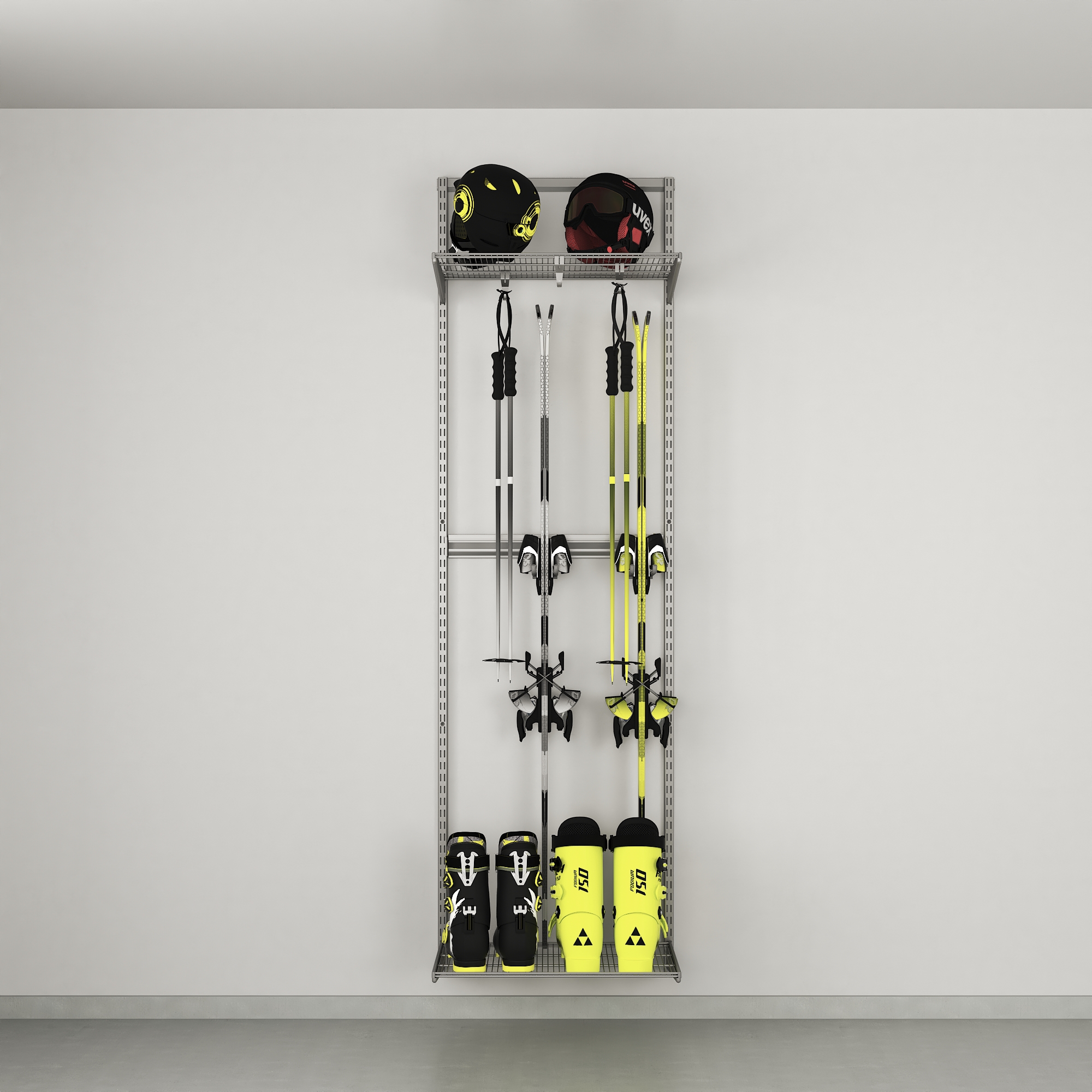 Skidförvaring Elfa Ready Solution 2 Platinum 211343