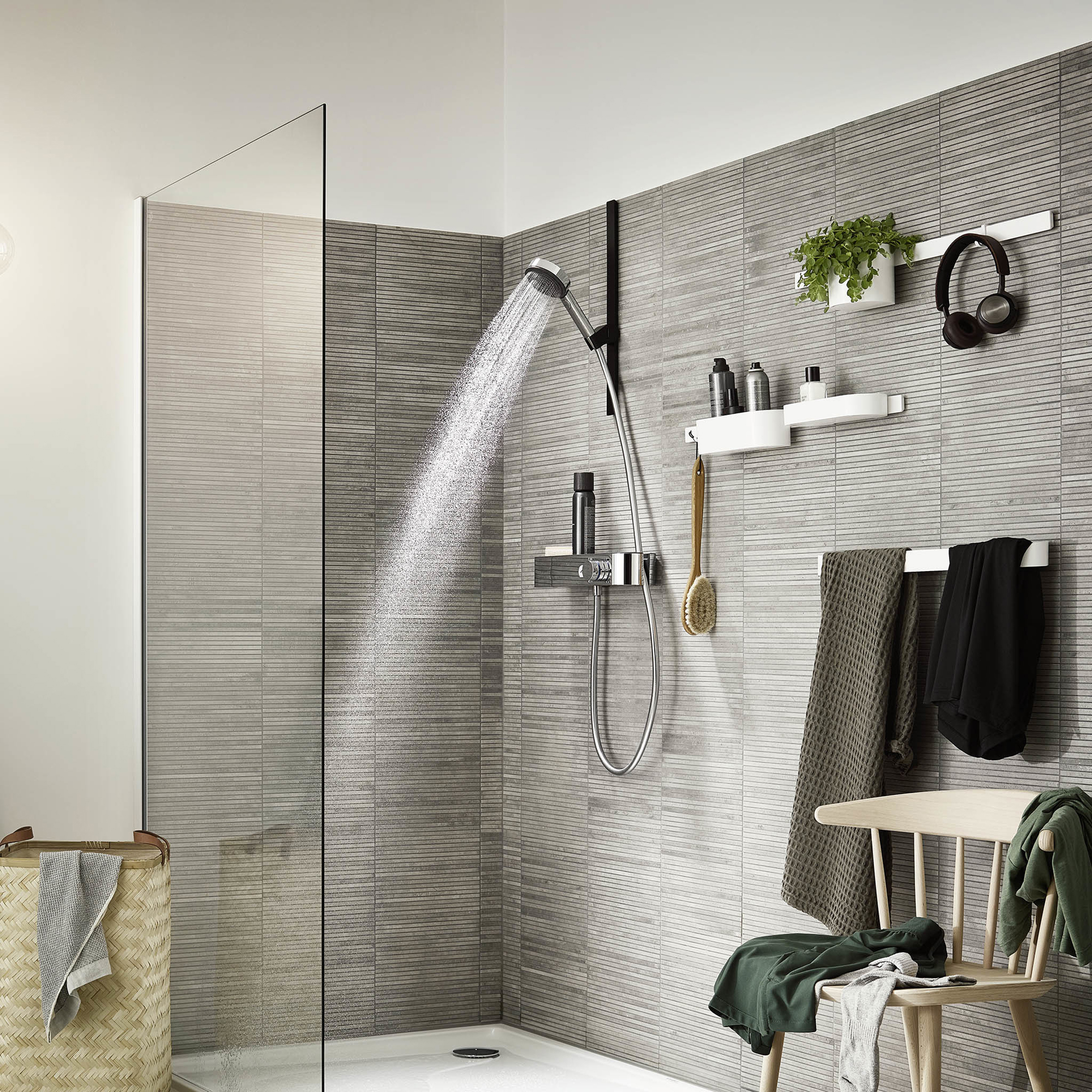 Handdusch Hansgrohe Pulsify Select S 105 3jet Activation Krom- 24100000