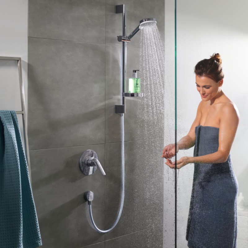 Slangvinkel Hansgrohe FixFit S Utan Backventil - 27453000