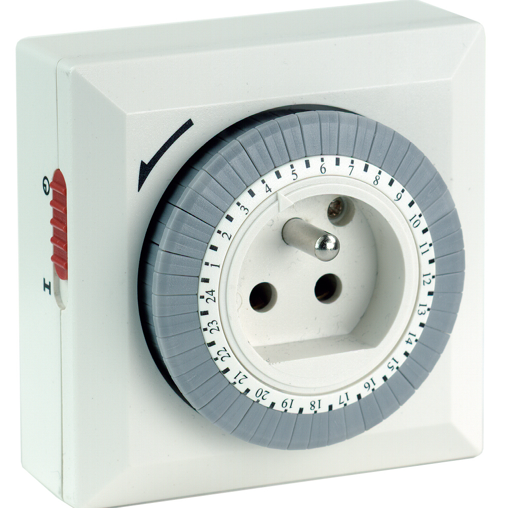 Timer eluttag - Praktiska timers till vägguttag | Bygghemma.se