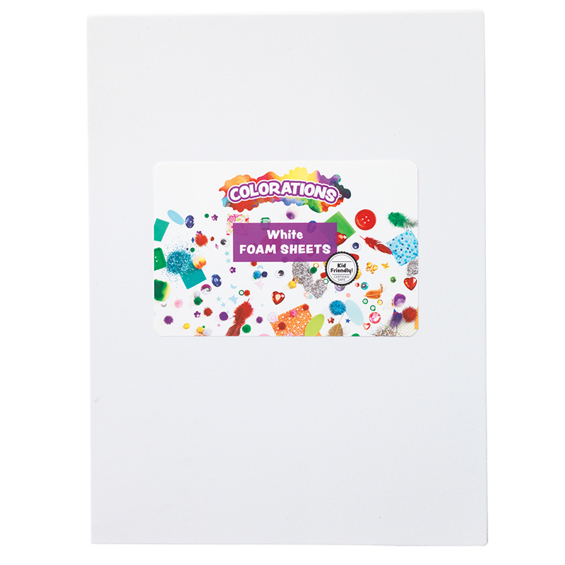 Dekorgummiplattor ABA Skol 10 Ark Vit - 4431078