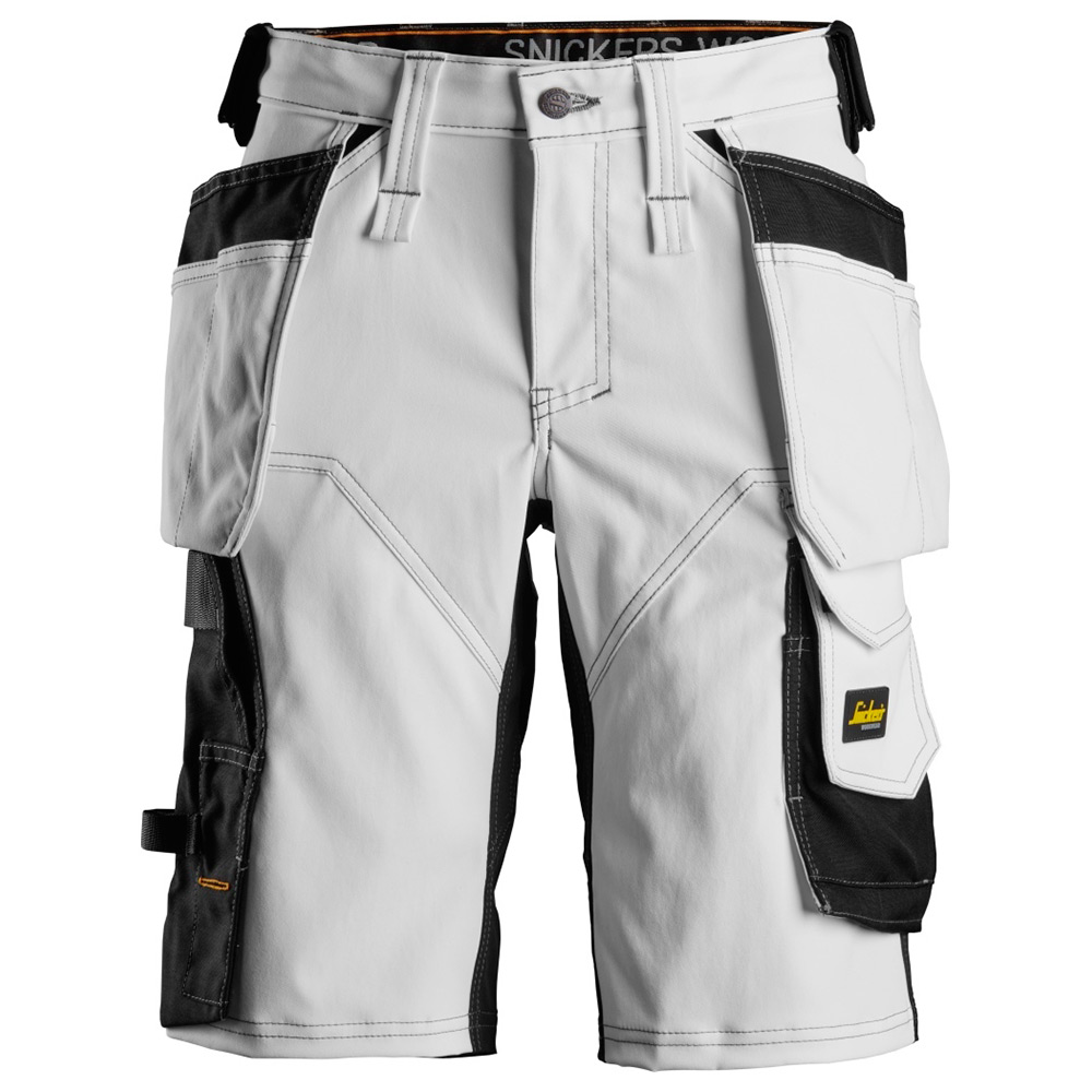 Shorts Snickers Workwear stretch Dam HF Storlek: 52, Färg: White\Black ...