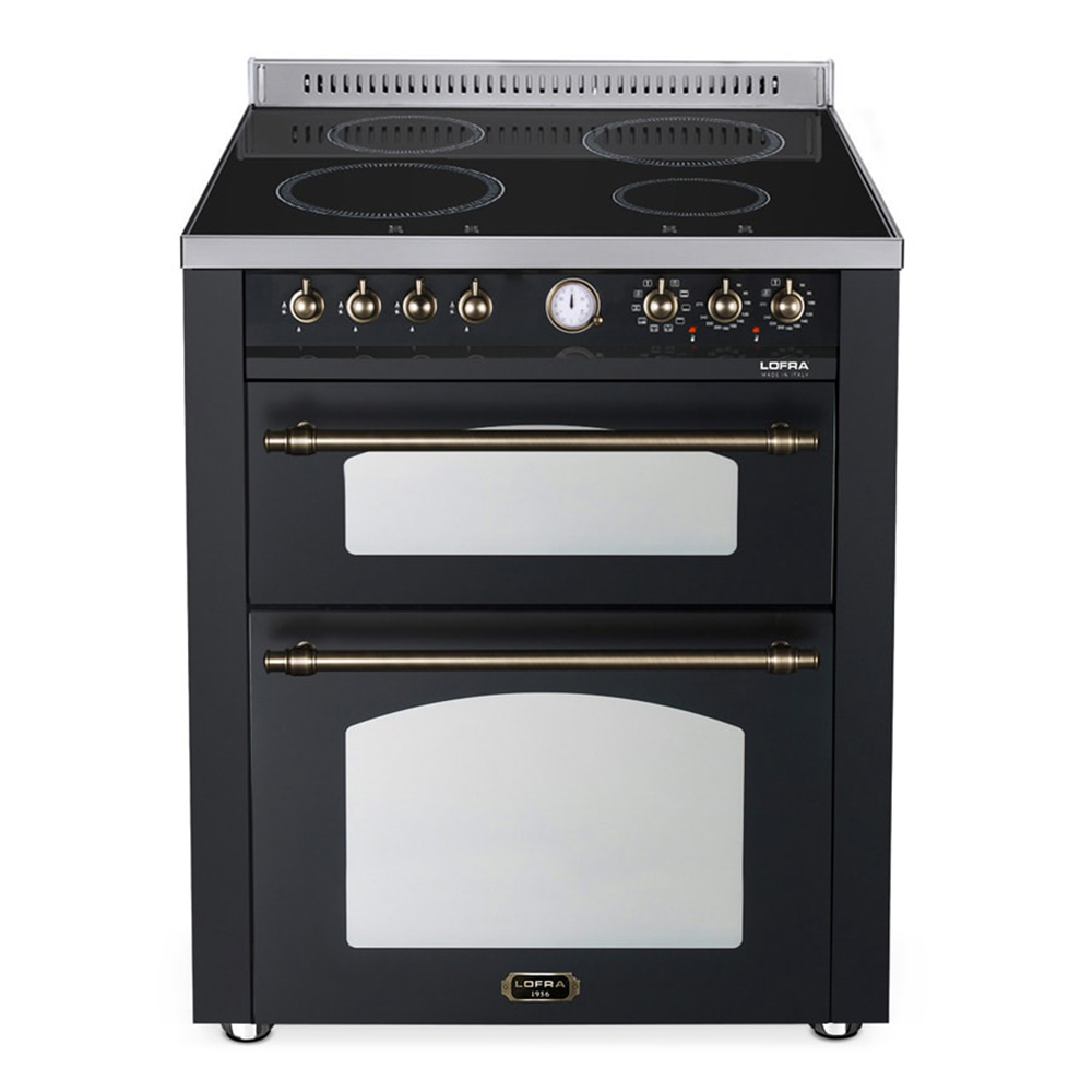 Spis Lofra Dolce Vita 70 cm 2 Ugnar Induktion Svart/Brons- 6314