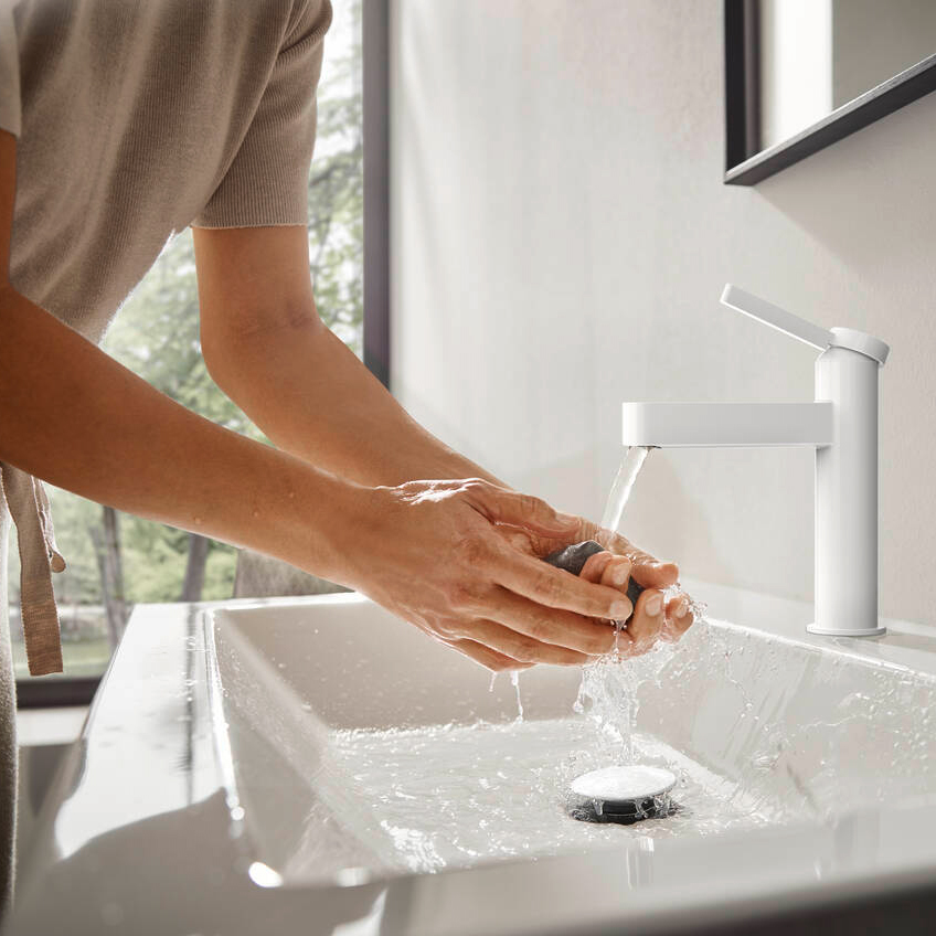 Tvättställsblandare Hansgrohe Finoris 110 Krom, Med Lyftventil- 76020000