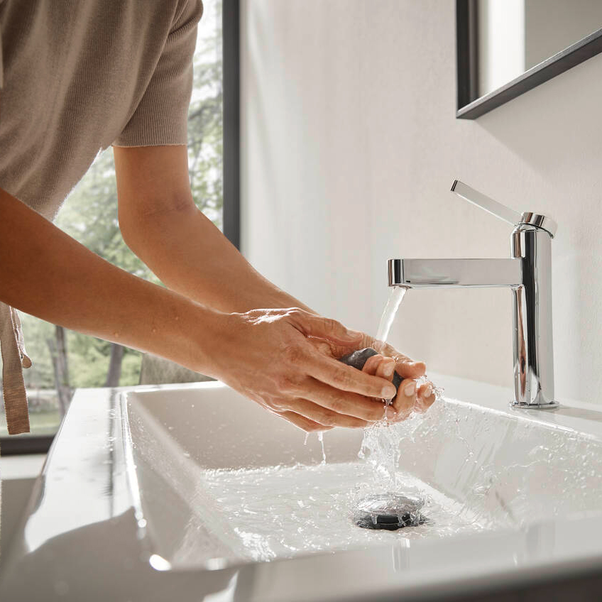 Tvättställsblandare Hansgrohe Finoris 110 Krom, Med Lyftventil- 76020000