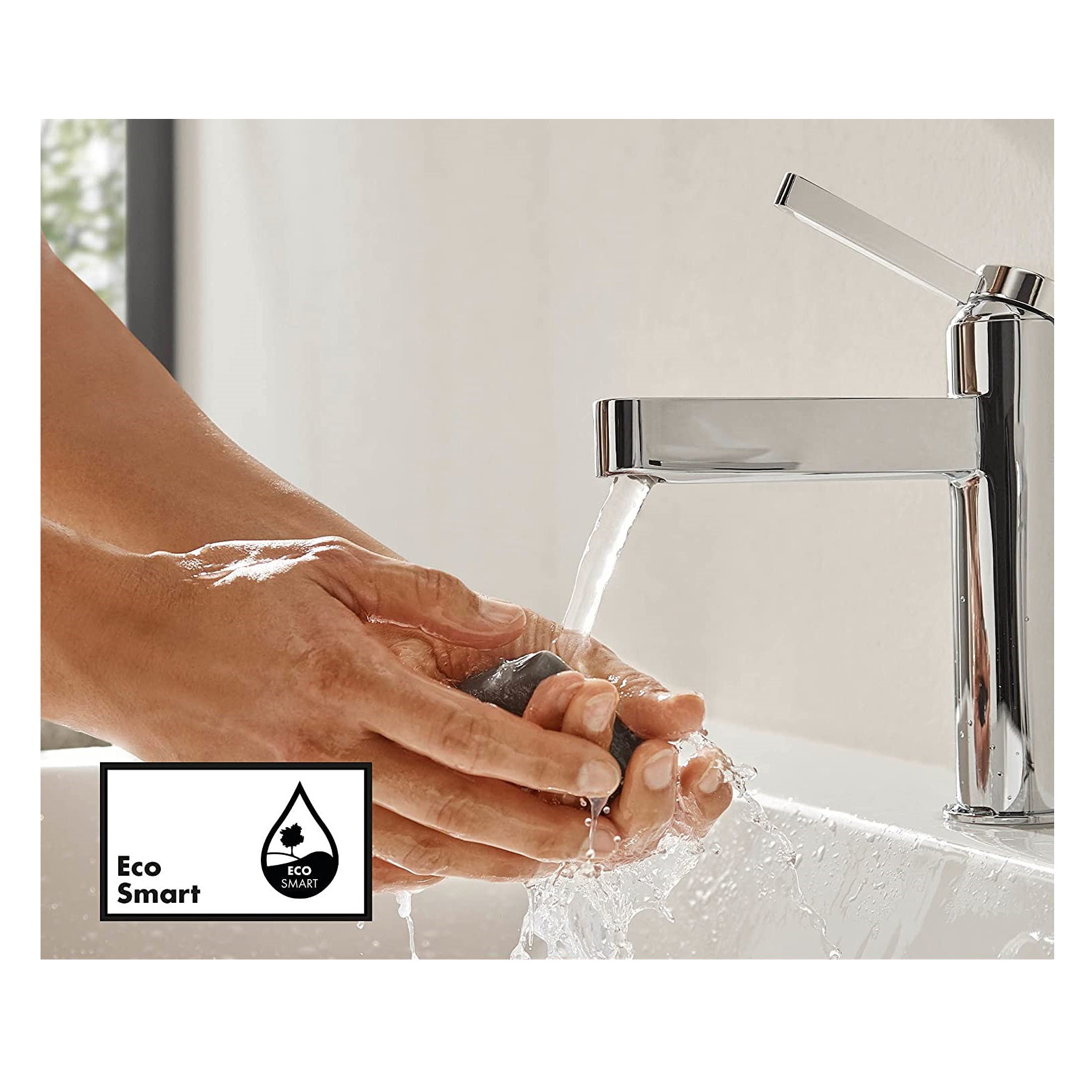 Tvättställsblandare Hansgrohe Finoris 110 Krom, Med Lyftventil- 76020000