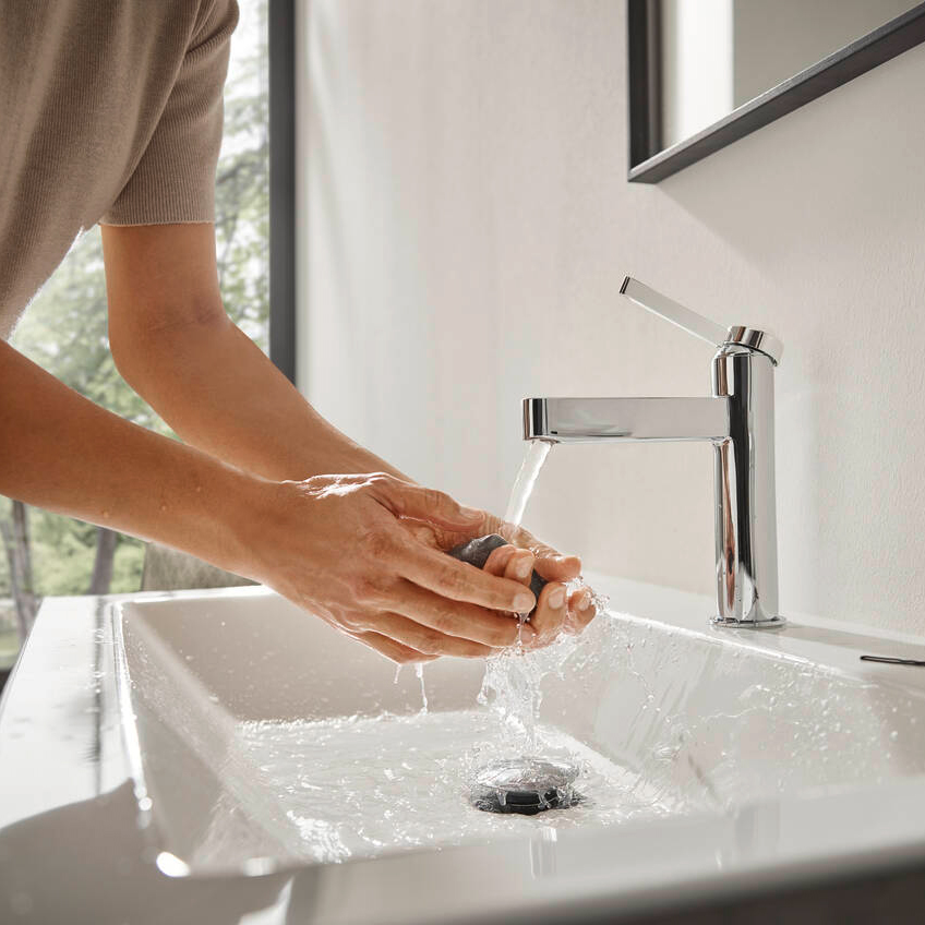 Tvättställsblandare Hansgrohe Finoris 110 Krom, Med Push-Open- 76023000