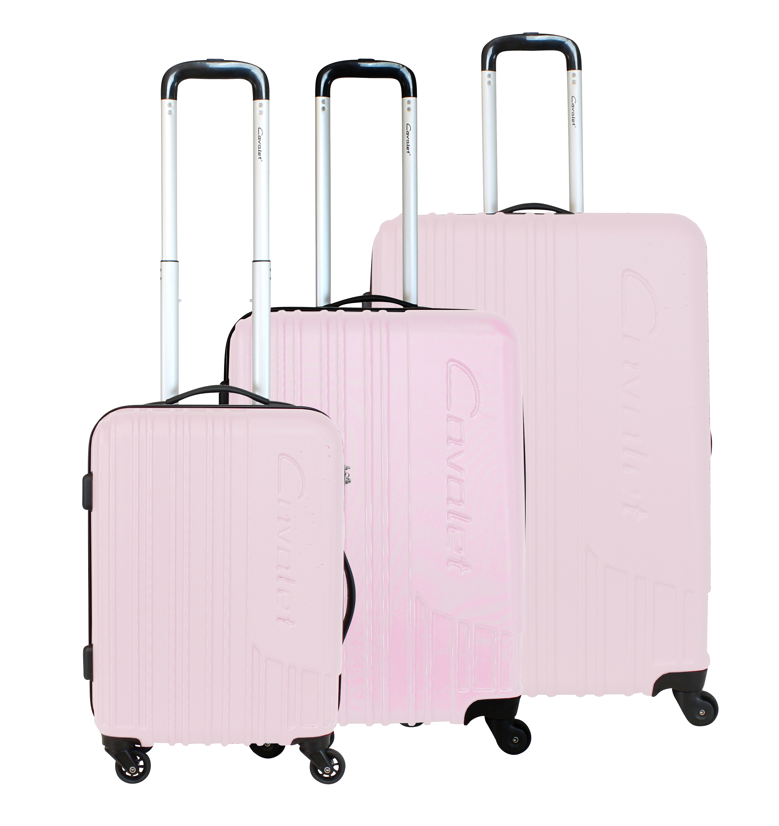 Resväskor i set Cavalet Malibu 3-set Rosa - 85803.83