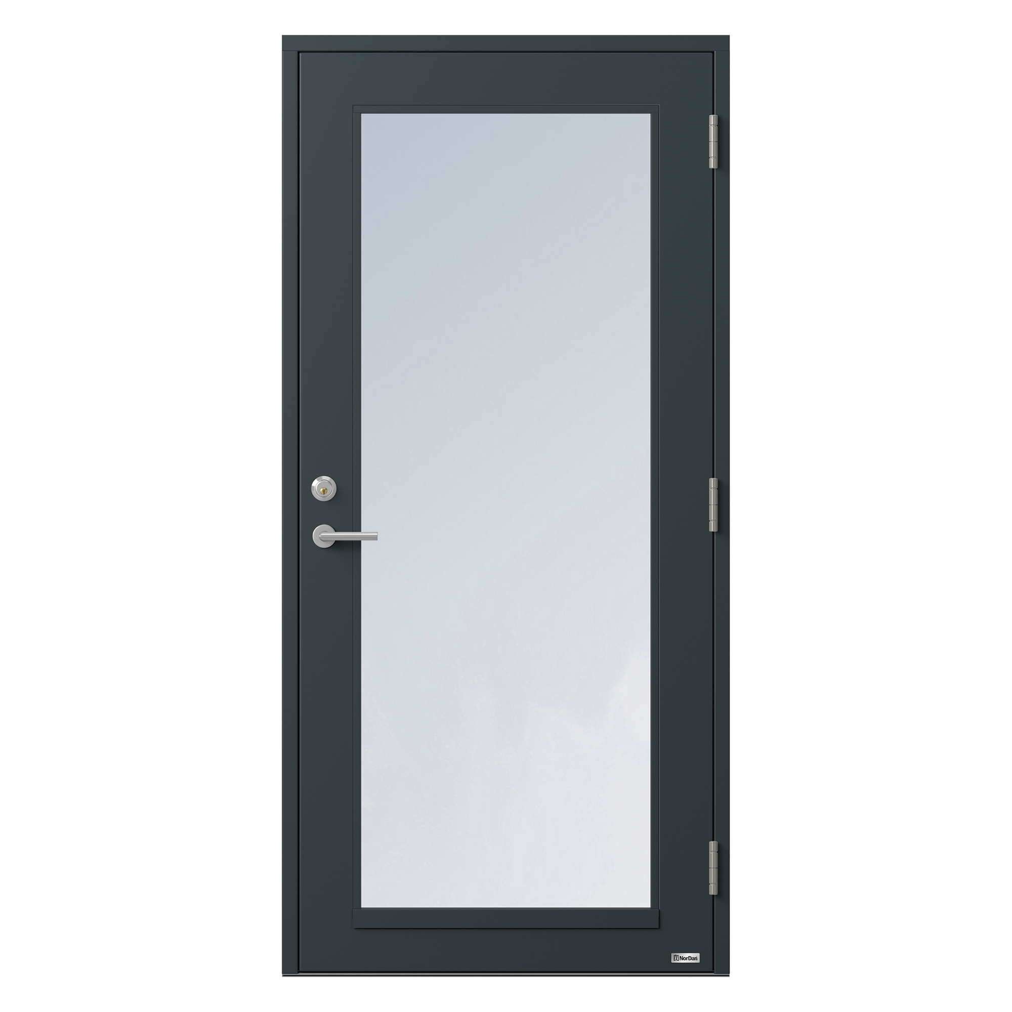 Ytterdörr NorDan Bor Utsikten 930G BxH: 100x200 Vänster, RAL 7016 ...