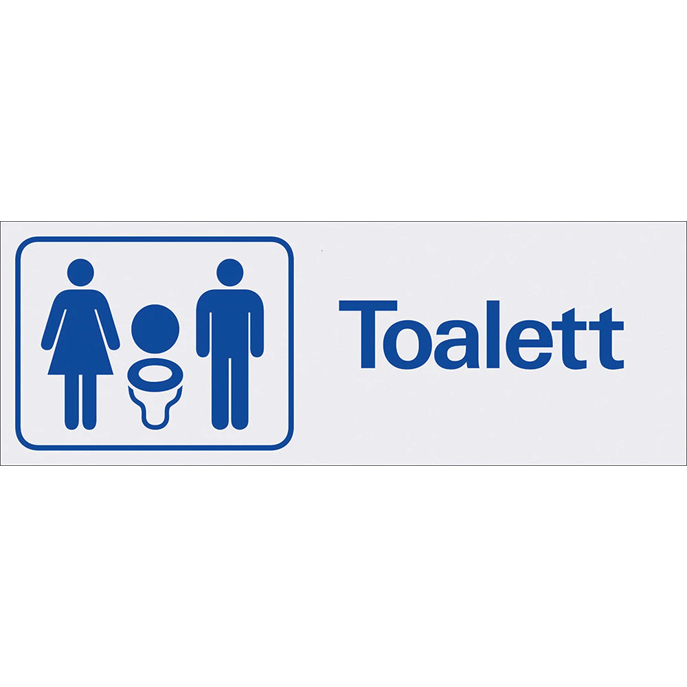 WC skylt & toalettskylt - Praktisk skylt till toalett | Bygghemma.se