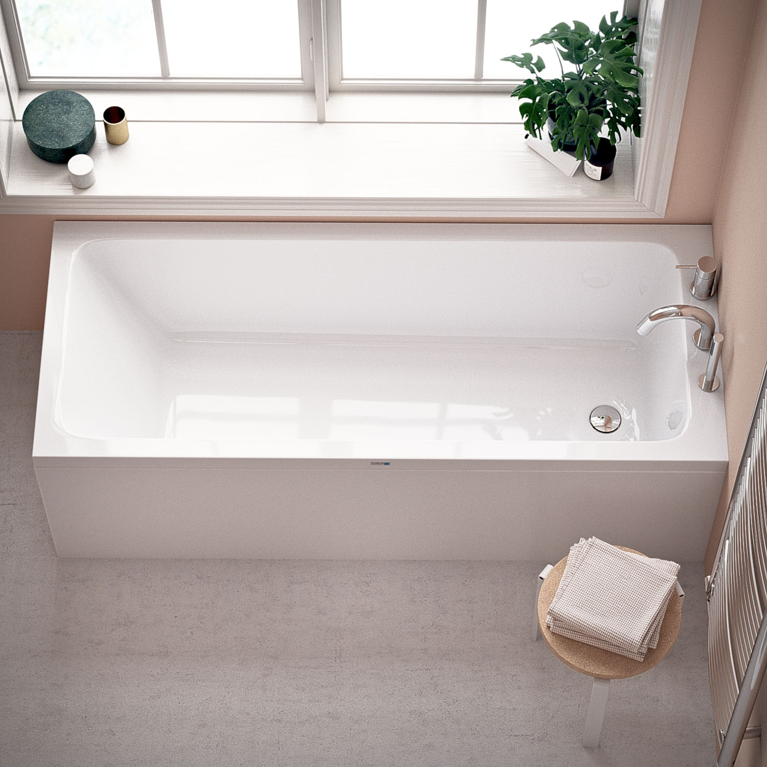 Badkar 160 cm - Trendiga fristående badkar | Bygghemma.se