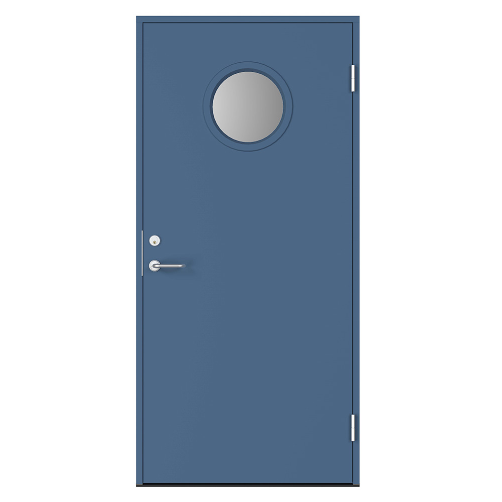 Ytterdörr Swedoor Clever-Line+ C7011 Klarglas NCS-5020-R90B Blå 9x21 ...