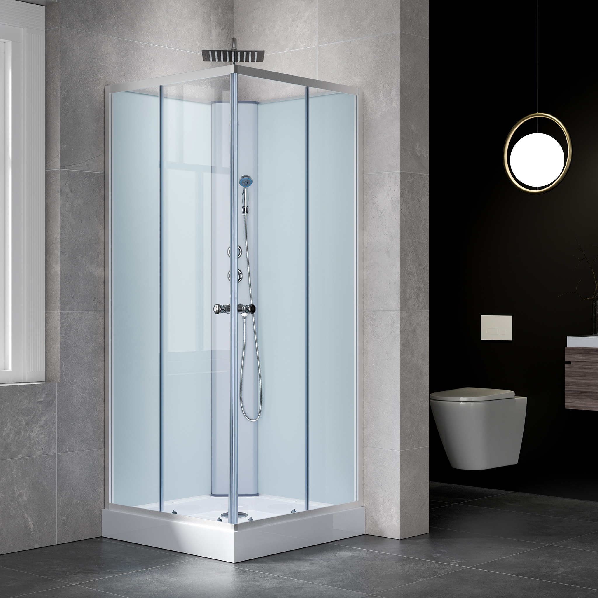 Köp Duschkabin 80x80 - stort sortiment online | Bygghemma.se