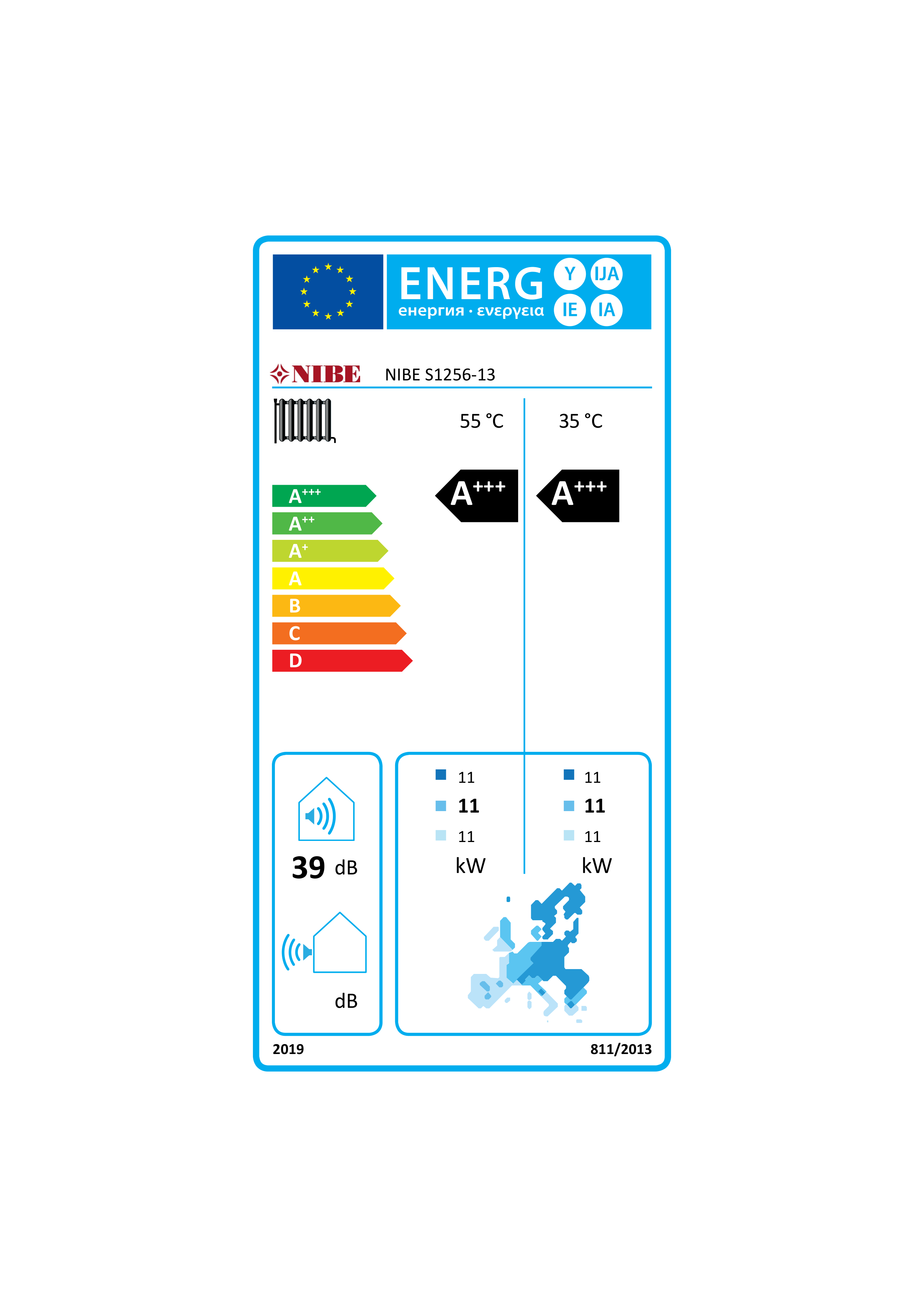 Bergvärmepump Nibe S1256 Rostfritt stål, 13 kW - 6249384
