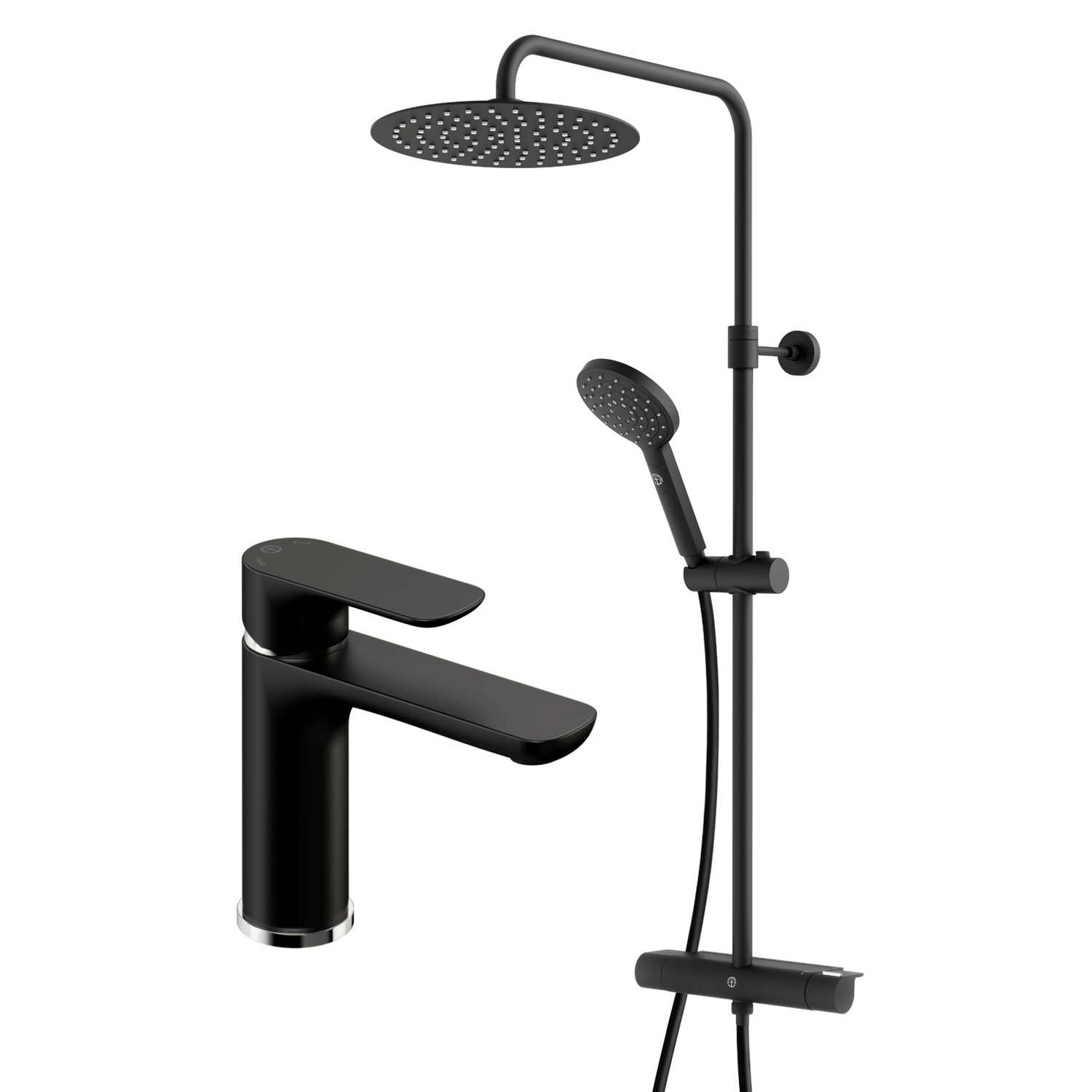 Blandare & vattenkran till badrum - Badrumsblandare till handfat, dusch ...