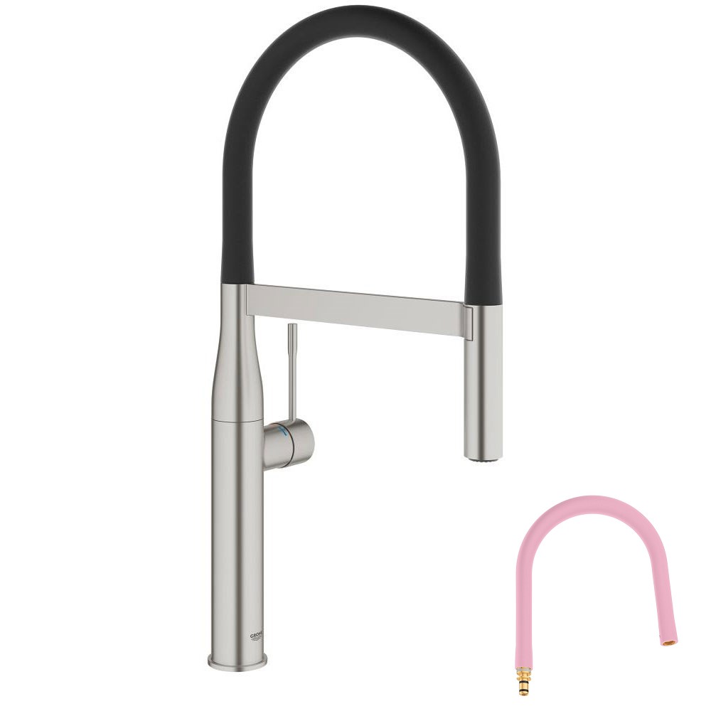 Köksblandare Grohe Essence 30294 Rostfri Slang: Rosa- str790386790392