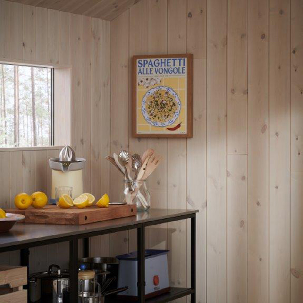 Träpanel Moelven Stilla Morgondis, Längd 3300 mm - 818396