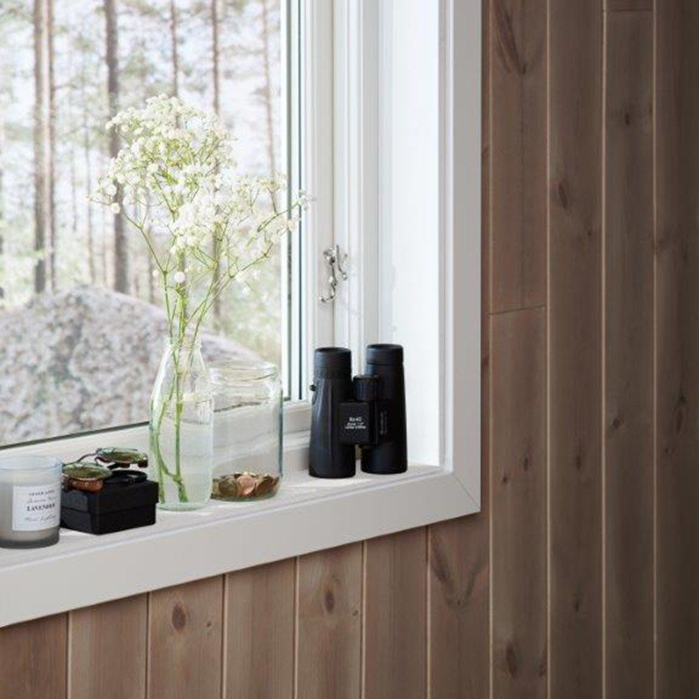 Träpanel Moelven Stilla Sandbeige, Längd 3300 mm - 769990