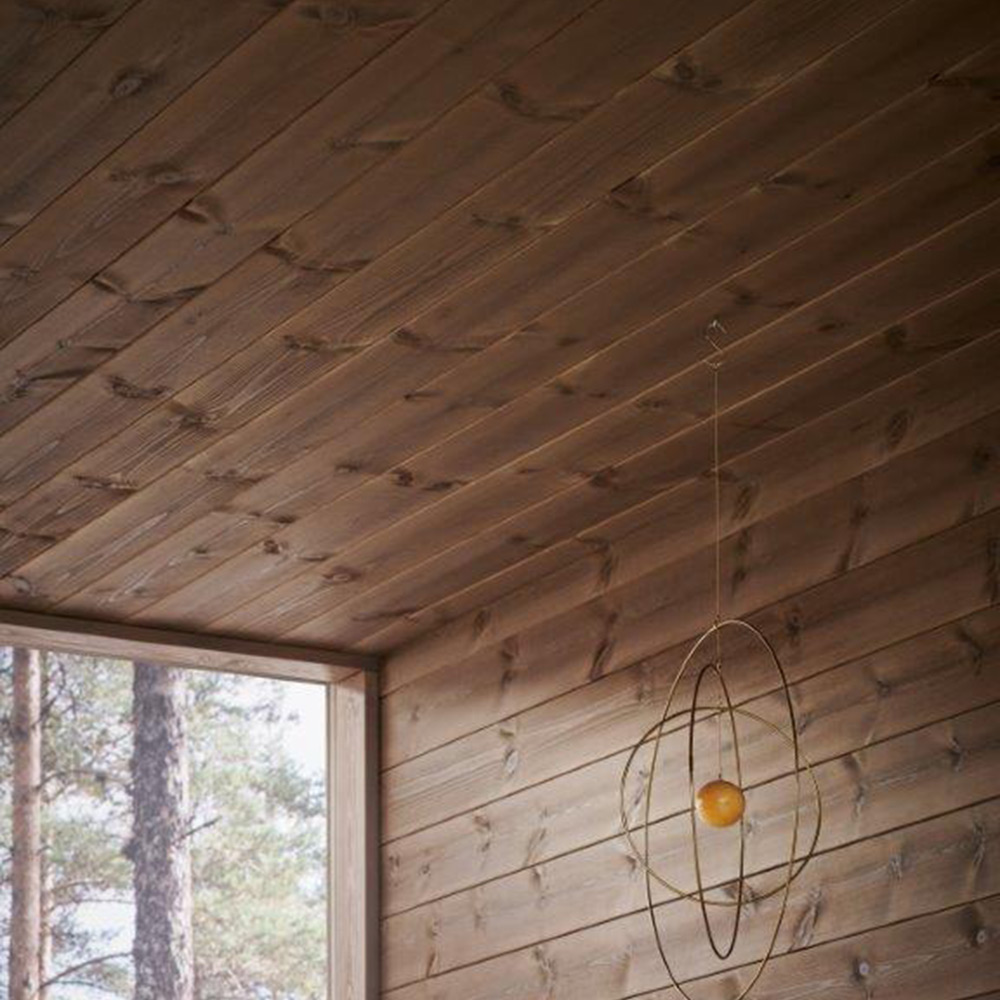 Träpanel Moelven Stilla Skogsbrun, Längd 3300 mm - 818392