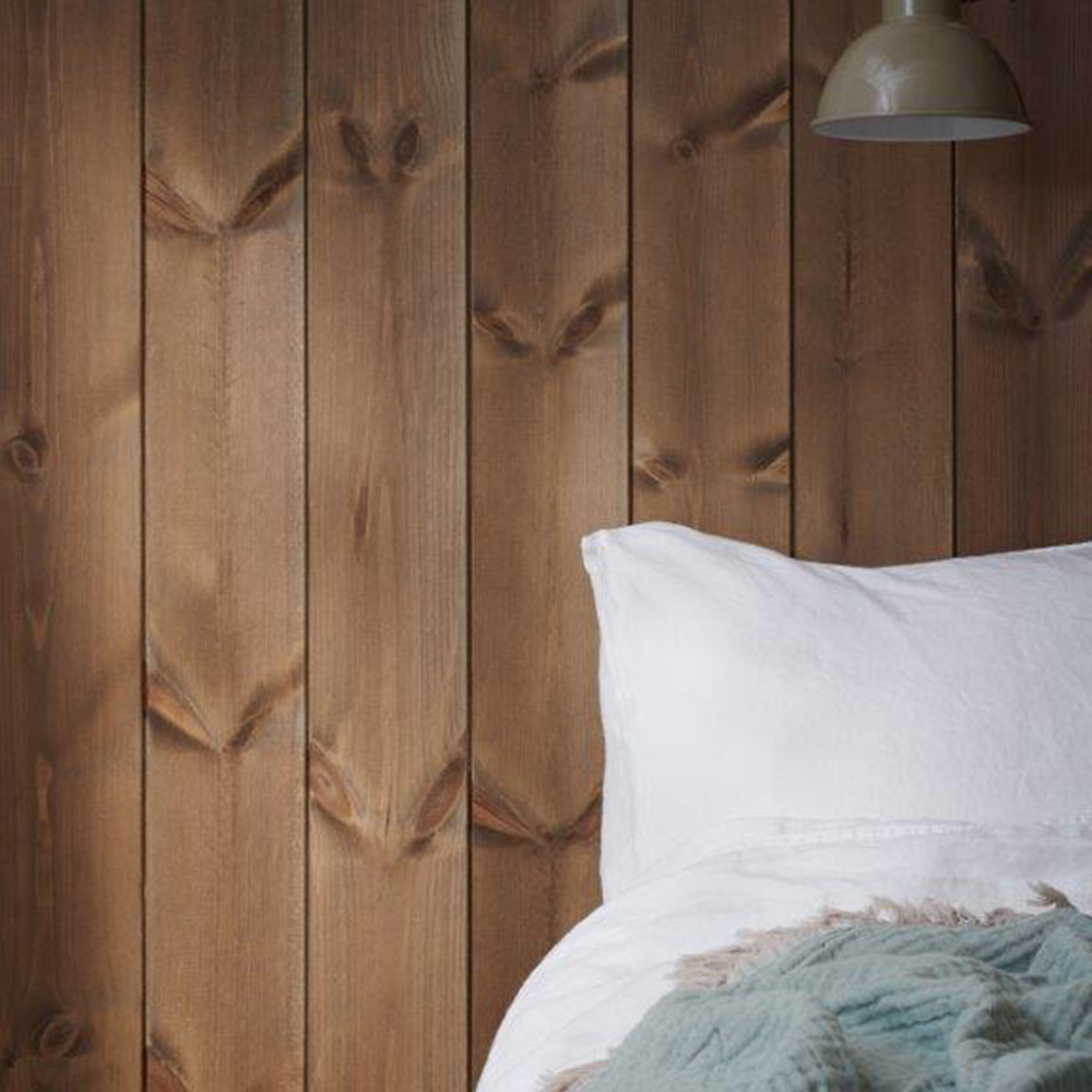 Träpanel Moelven Stilla Skogsbrun, Längd 3300 mm - 818392