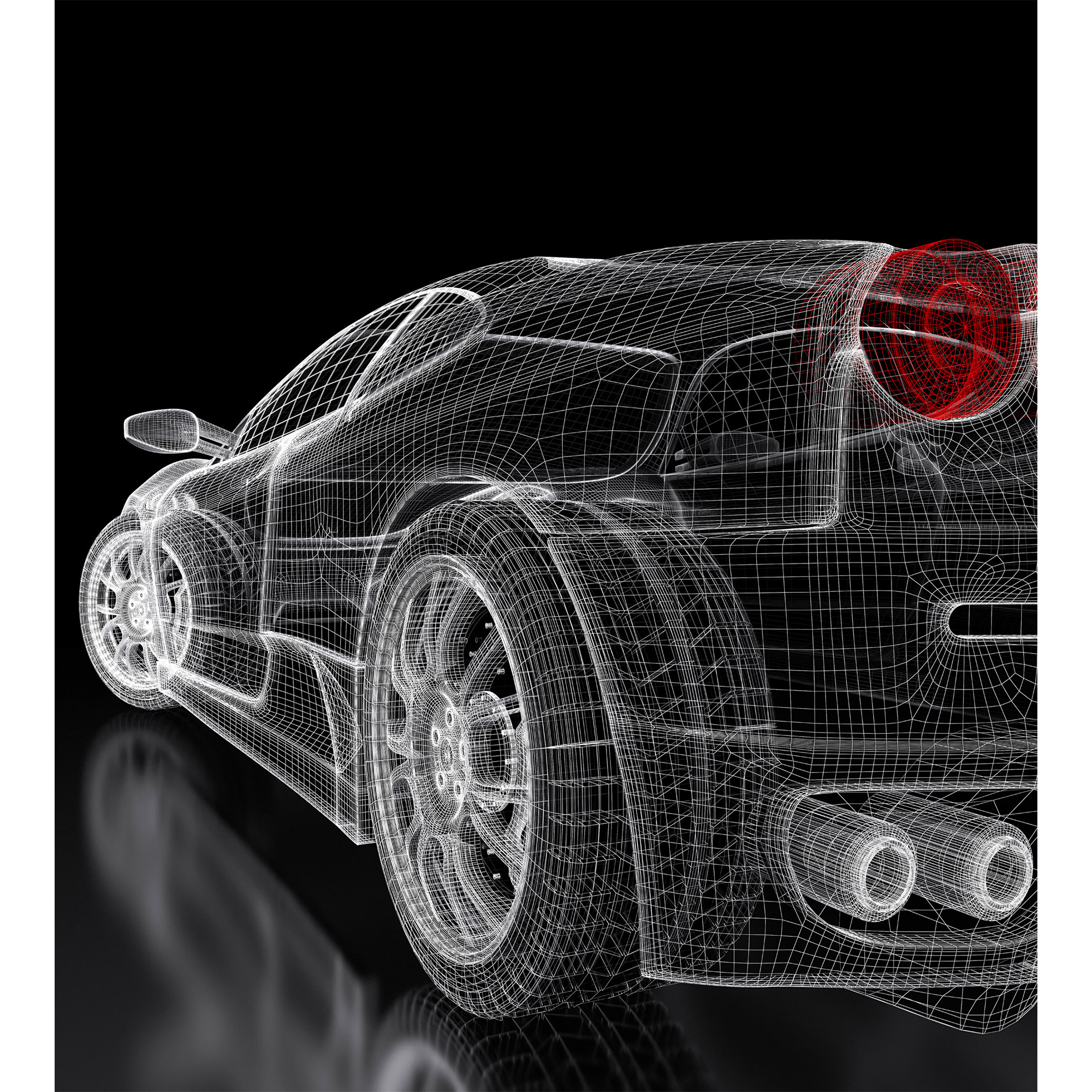 Tapet Dimex Car Model Dark 250x225 cm - MS-3-0315