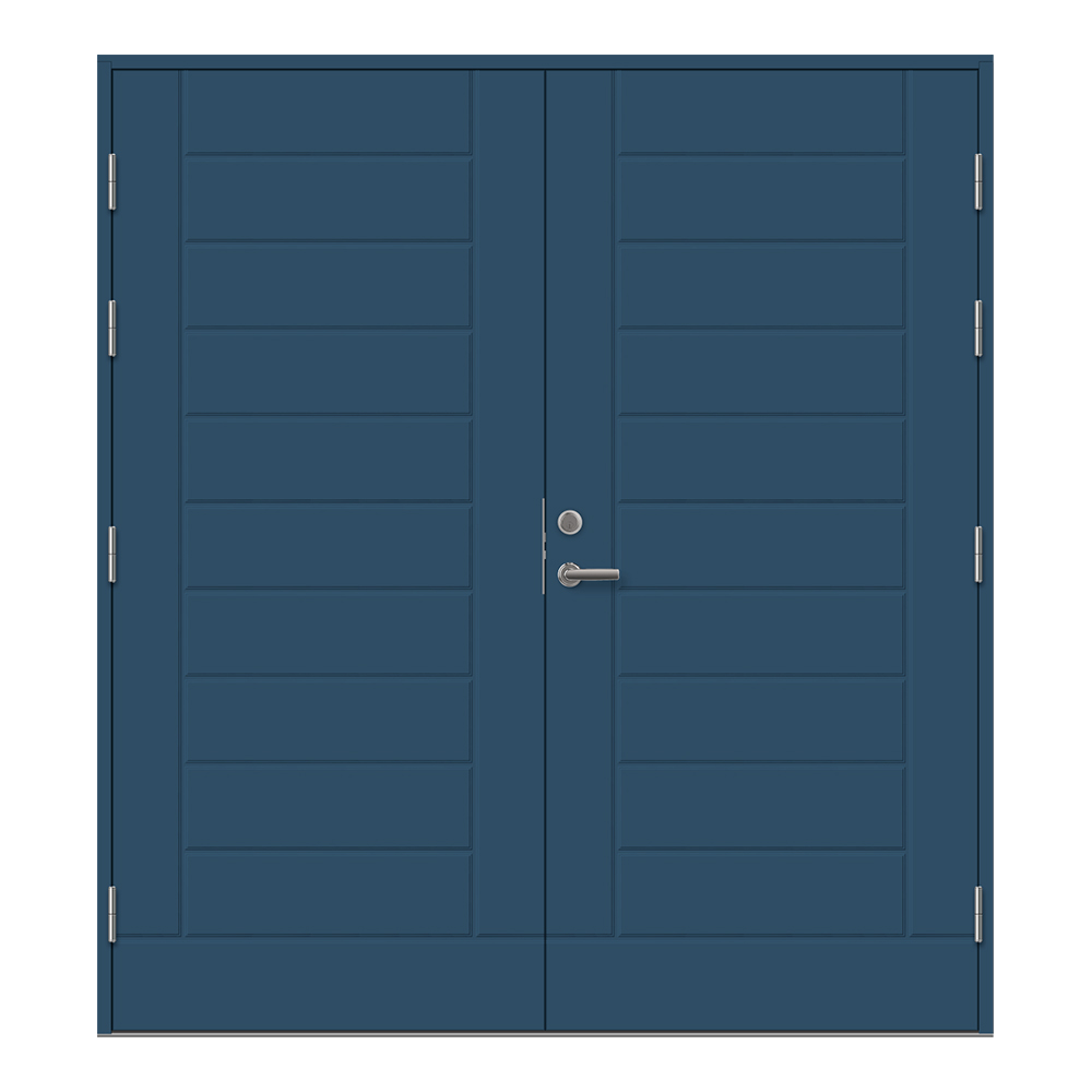 Parytterdörr Nordiska Fönster Magnarp BxH: 13x20, Vänster, Premium, Blå ...