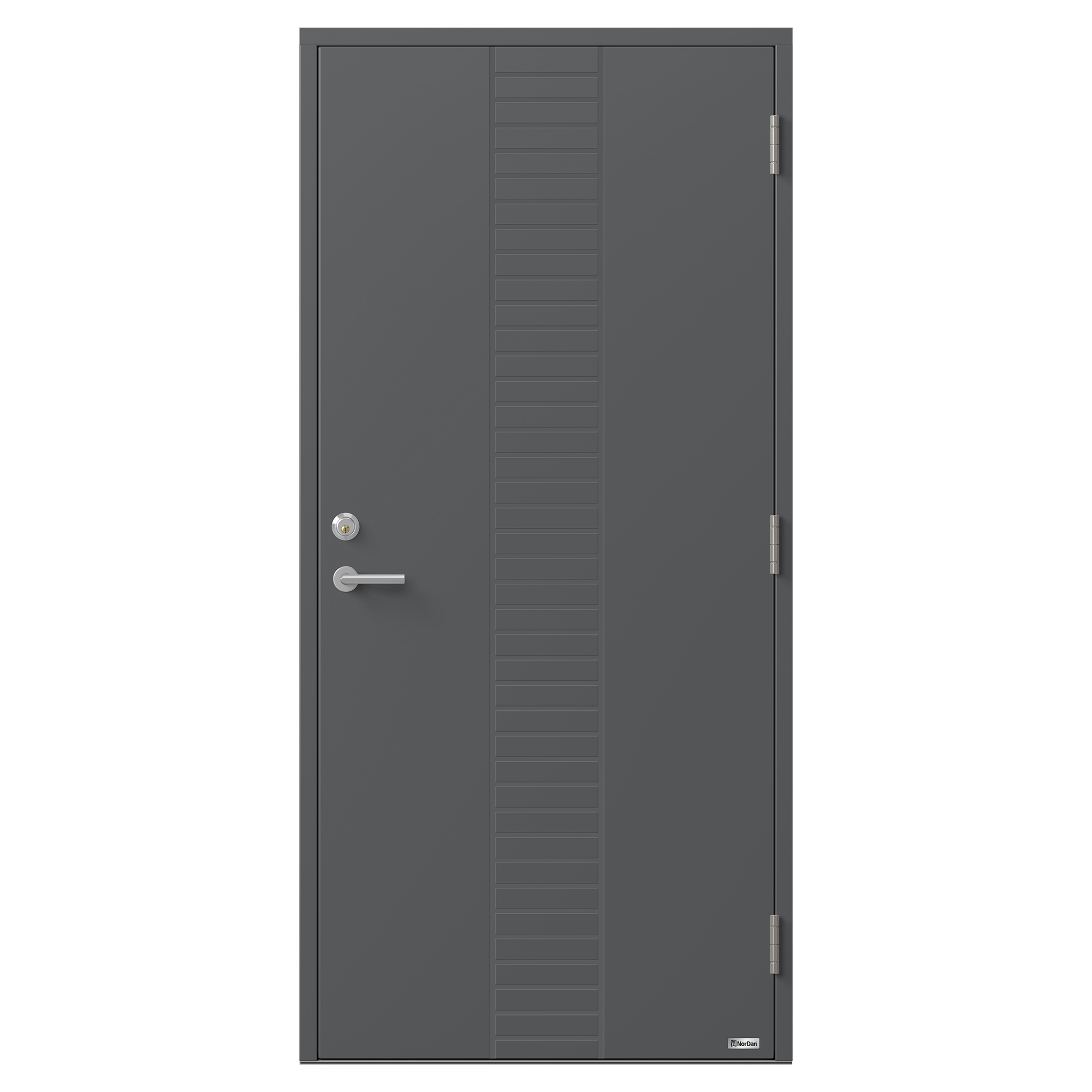 Ytterdörr NorDan Bor Phoenix 310 BxH: 90x210 cm, Höger, S-7000-N, Grå ...