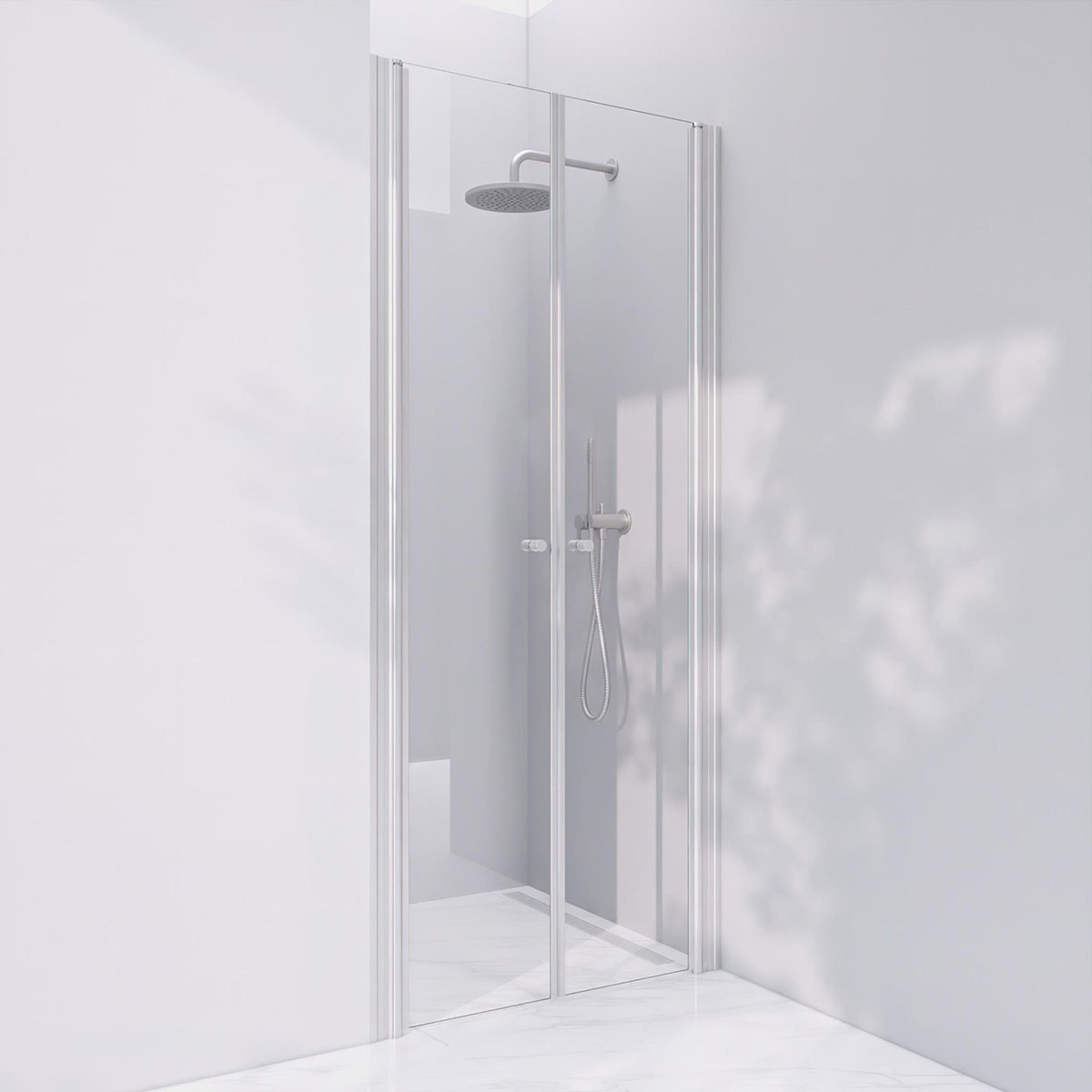 Duschhörn Invitrea Prime PN22 Glastyp: Ytbehandlat Glas, Handtag: Ingen ...