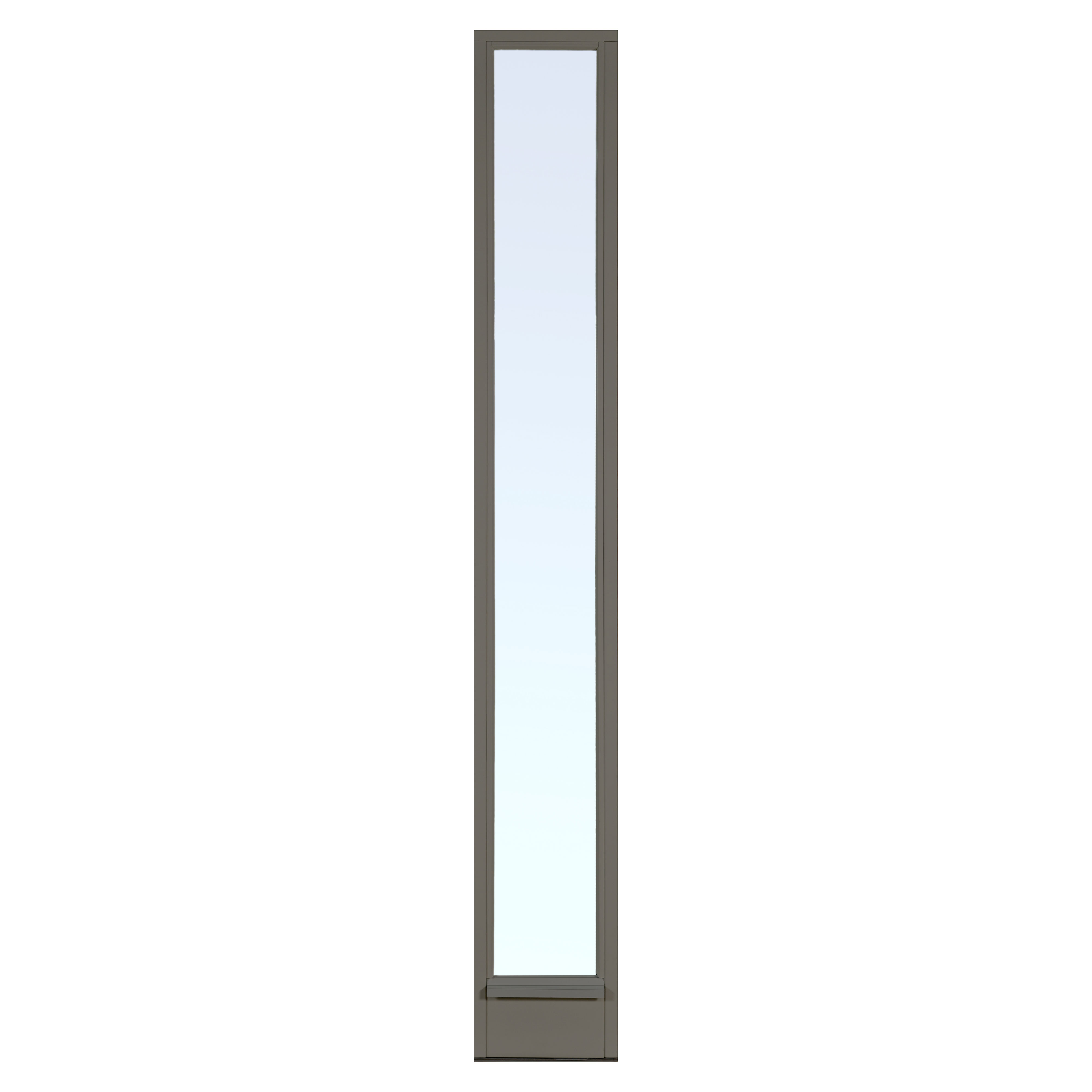 Sidoljus Scandidoor Viken 1G BxH: 30x210 cm, Grå, Frostat Glas- 94088