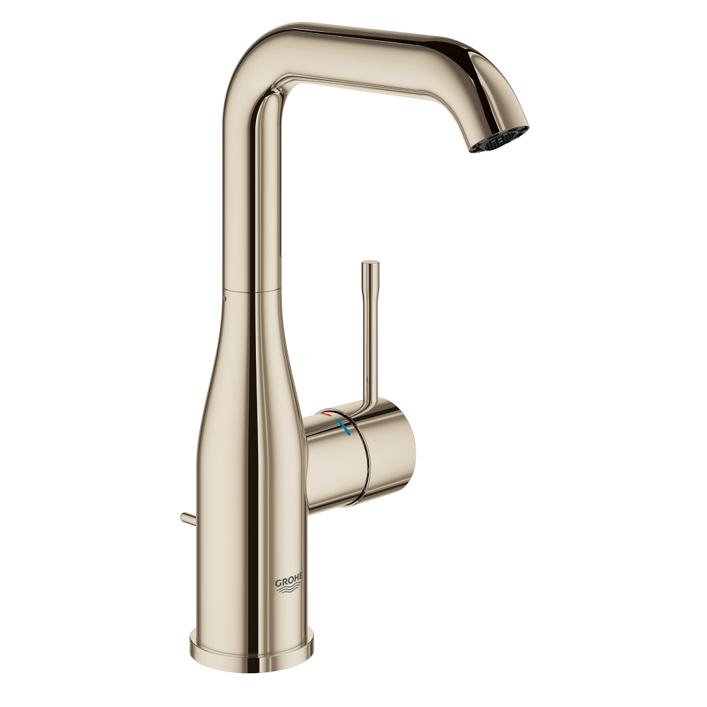Tvättställsblandare Grohe Essence 32628 med Lyftventil Polerad Mässing ...