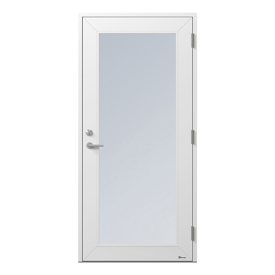 Ytterdörr NorDan Bor Utsikten 630G BxH: 100x200 mm, Höger, S0500_N, Vit ...