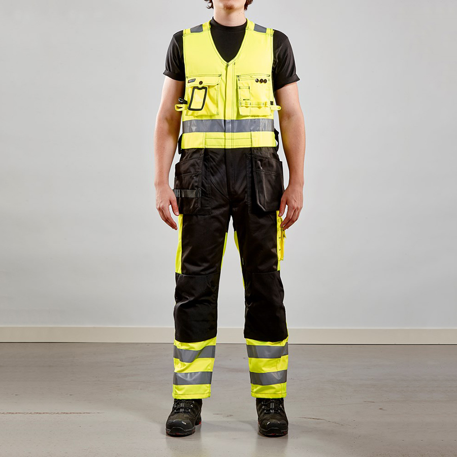 Västbyxa Varsel Blåkläder 2653 Storlek: C58, Gul/Svart- 265318043399C58