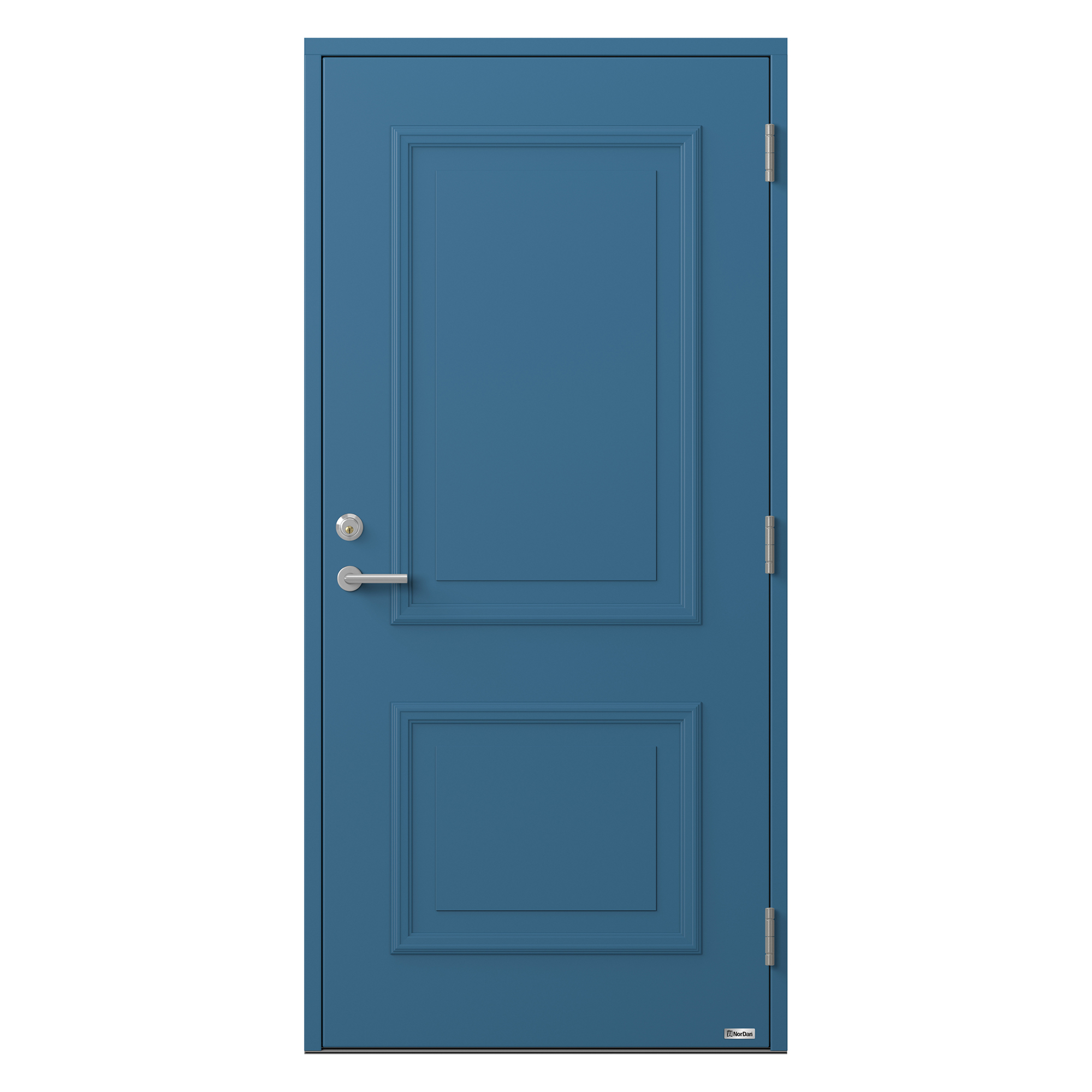 Ytterdörr NorDan Bor Venus 834 BxH: 100x200 Vänster, RAL 5007, Blå ...