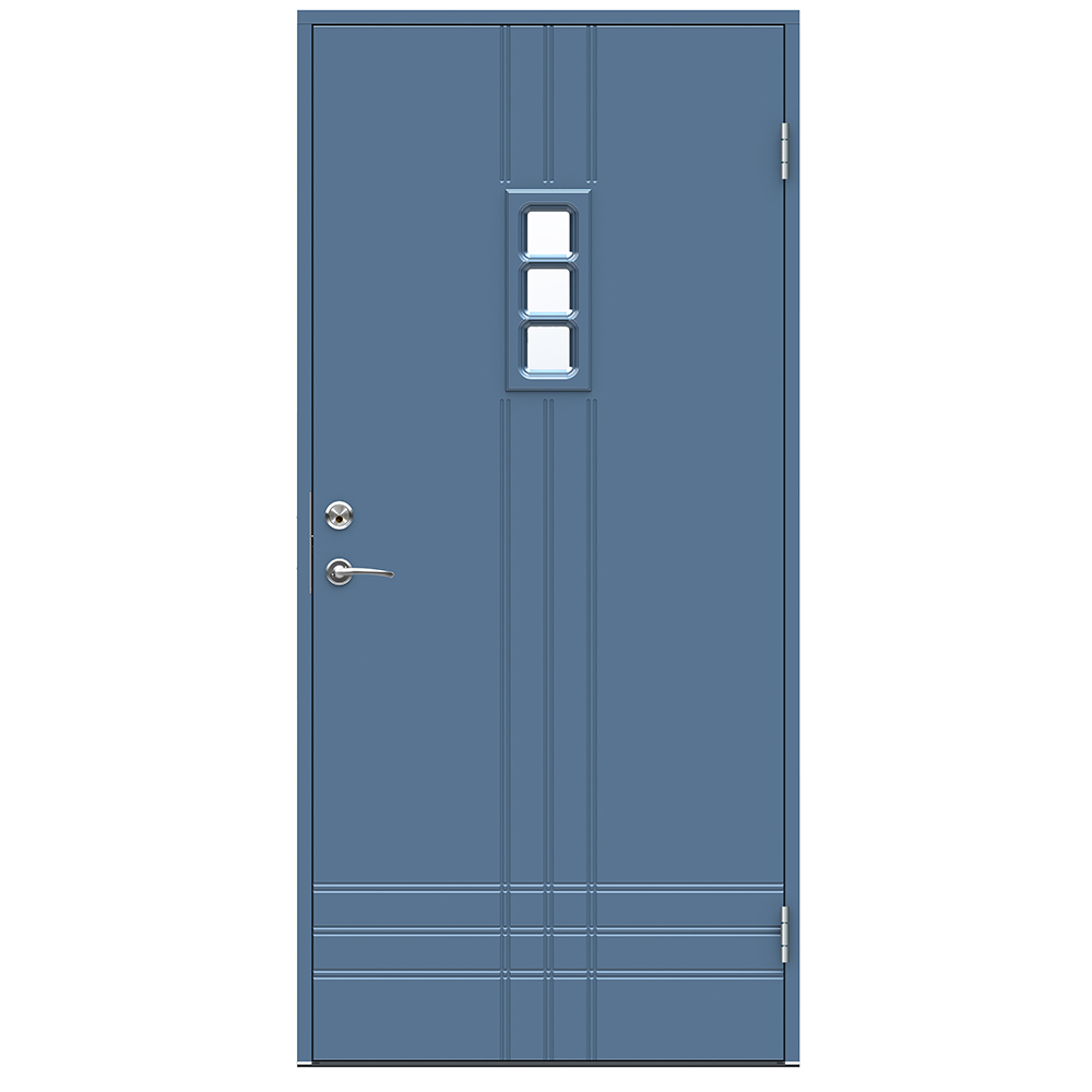 Ytterdörr Swedoor Bengal Klarglas BxH: 100x210 cm. Höger. NCS-S-5020 ...