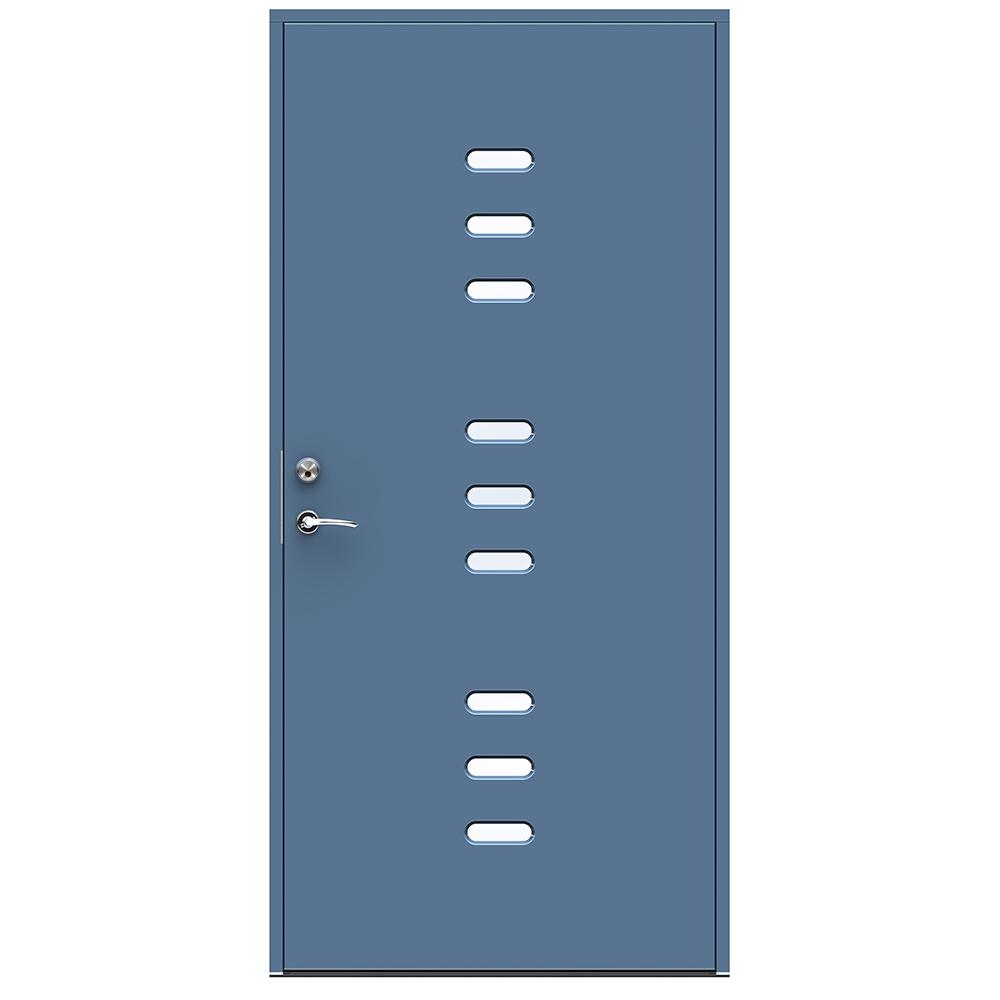 Ytterdörr Swedoor Cosmos Klarglas BxH: 100x200 cm. Höger. NCS-S-5020 ...