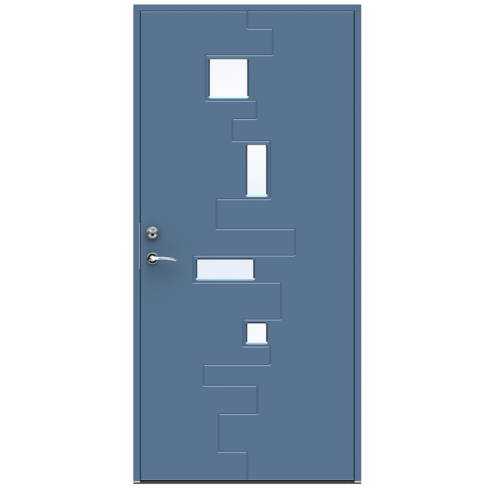Ytterdörr Swedoor Pulse Klarglas BxH: 90x200 cm. Höger. NCS-S-5020-R90B ...