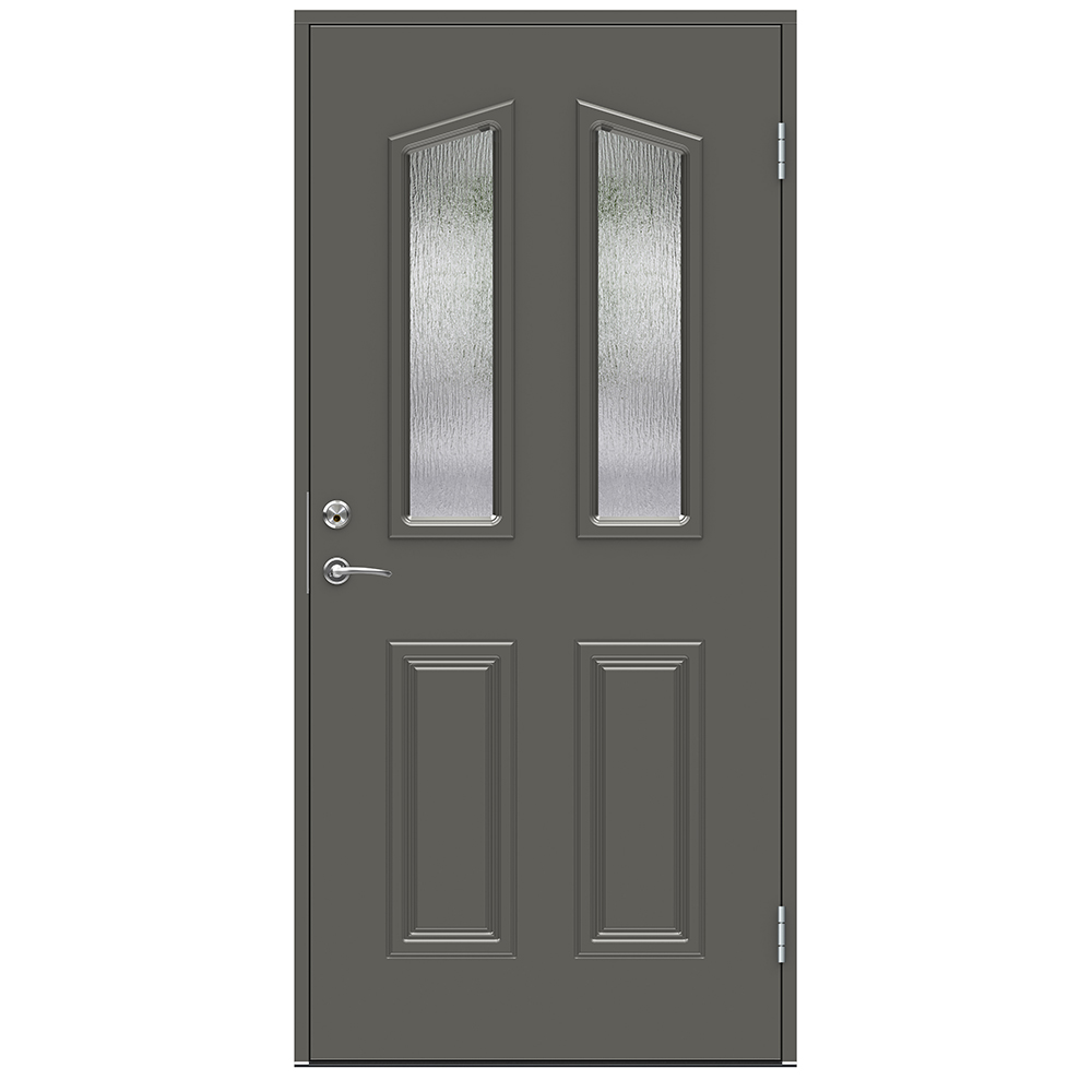 Ytterdörr Swedoor Rossini Cotswoldglas BxH: 90x200 cm. Höger. NCS-S ...